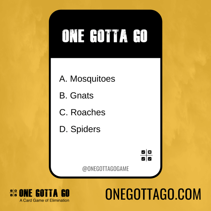 One Gotta Go - A Card Game of Elimination